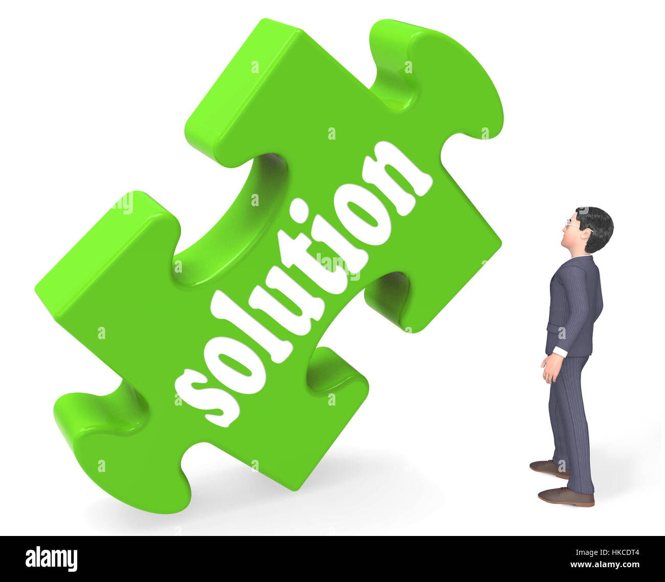 Solution Showing Success Attain Development And Strategies 3d Rendering ...