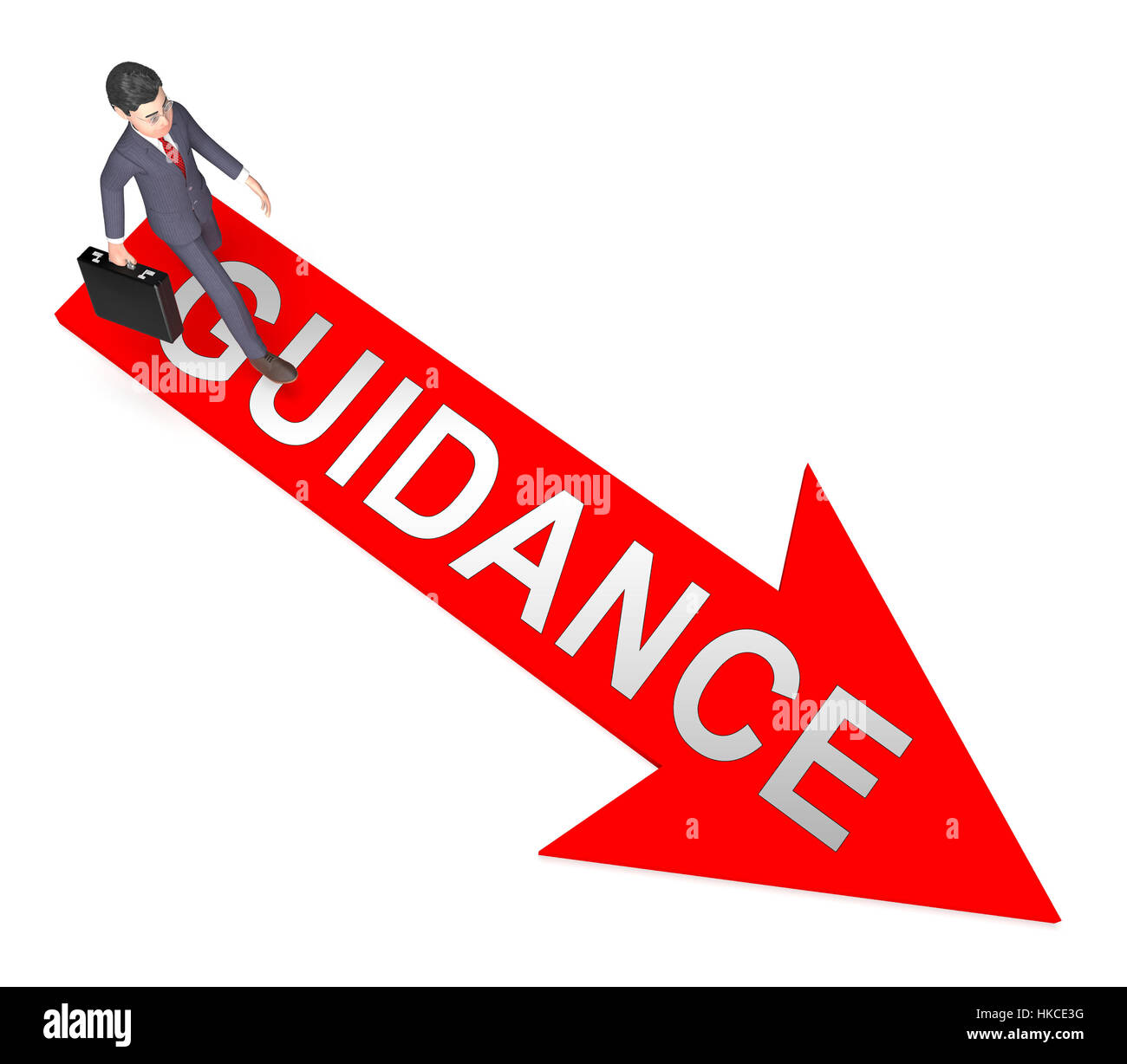 Guidance character on arrow hi-res stock photography and images - Alamy