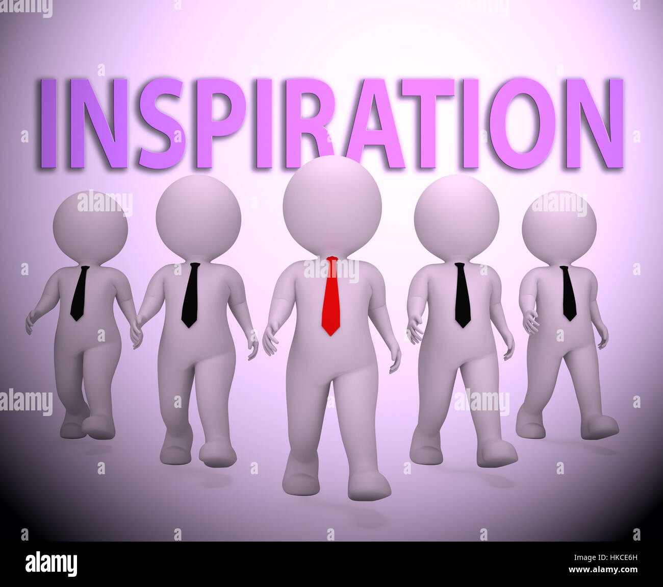 Inspiration Businessmen Characters Representing Optimistic ...