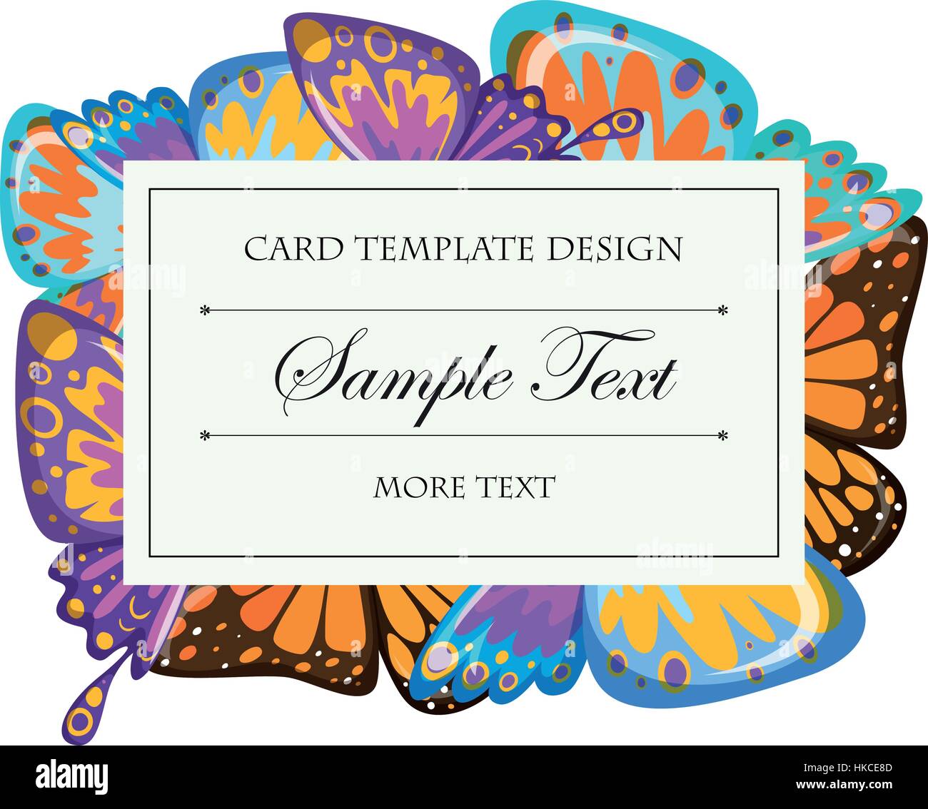 Butterfly wings Stock Vector Images - Alamy