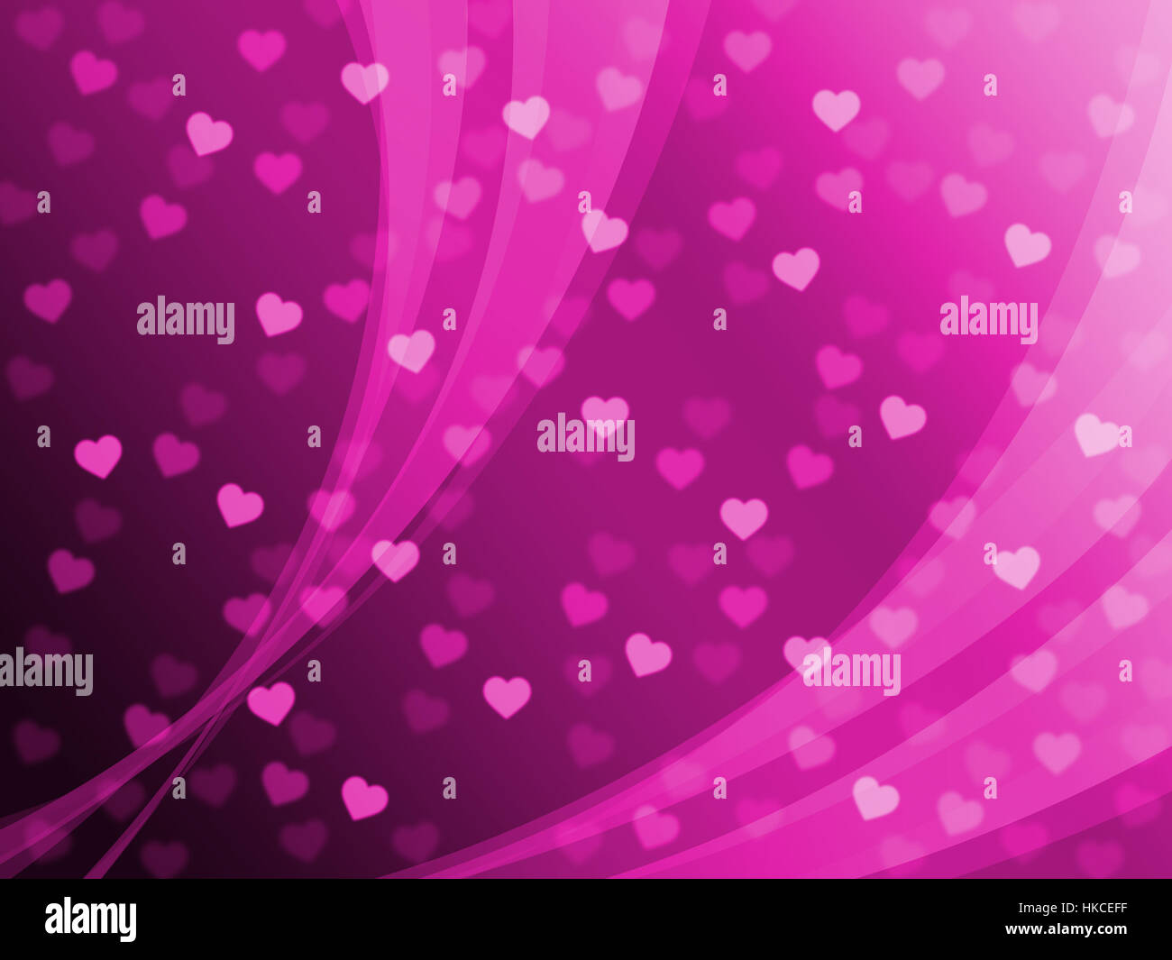 Mauve Heart Background Showing Valentine Day And Affection Stock Photo ...
