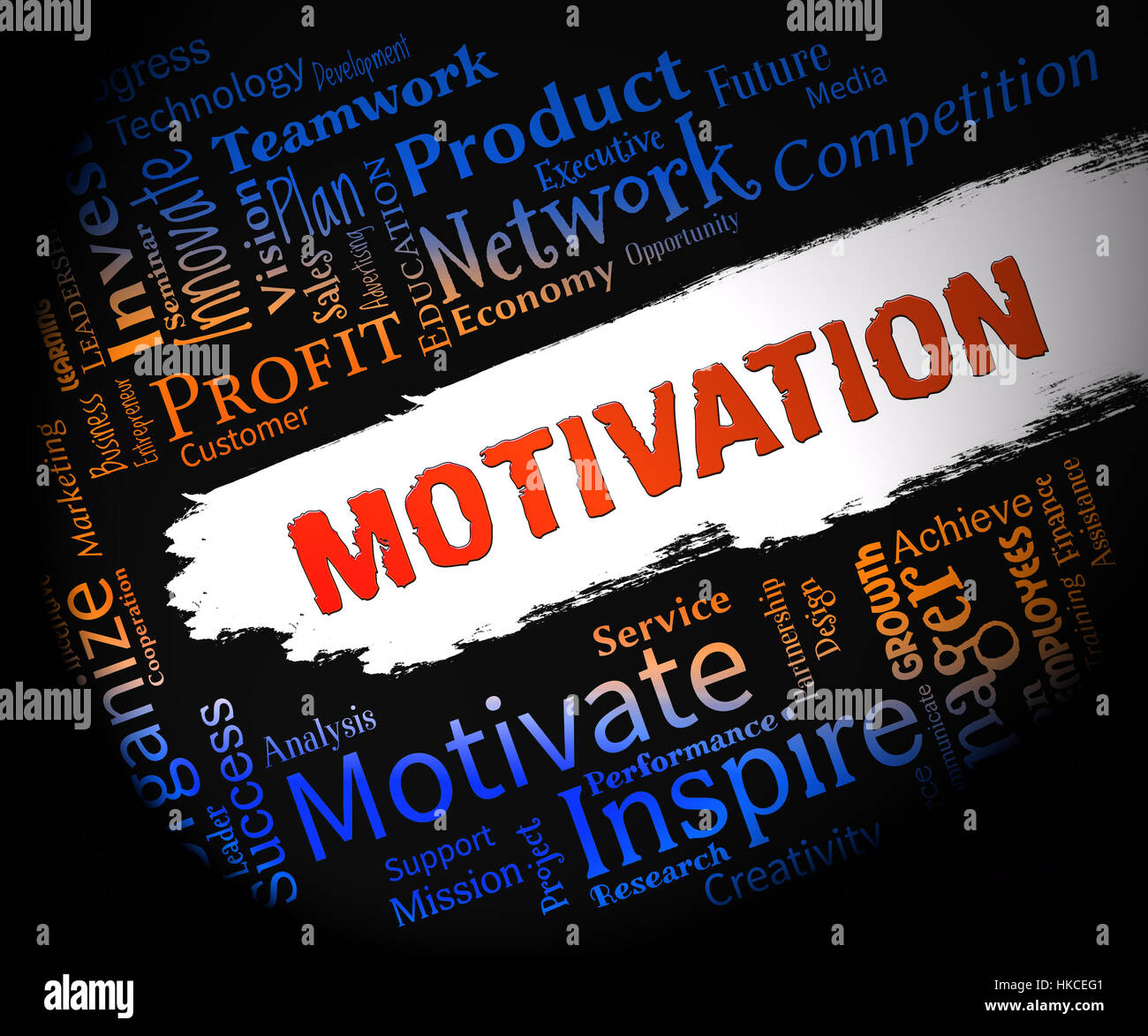 Motivation Word Represents Do It Now And Inspire Stock Photo - Alamy