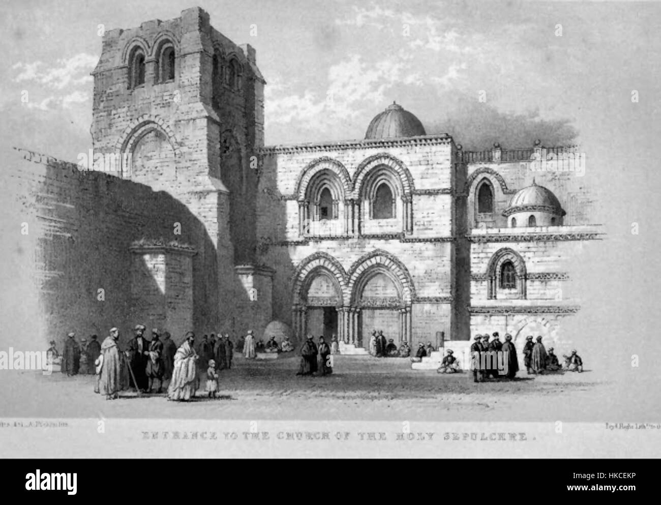 Jerusalem HolyS 1850 Stock Photo - Alamy