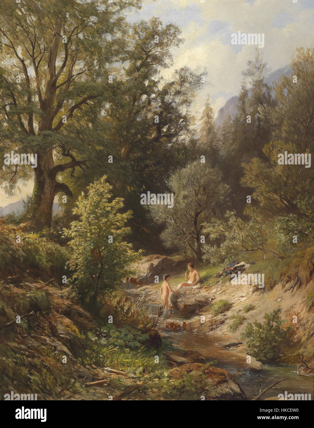 Badende knaben hi-res stock photography and images - Alamy