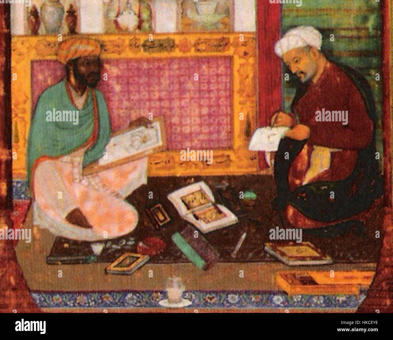 This piece by a renowned calligrapher and miniaturist highlights ...