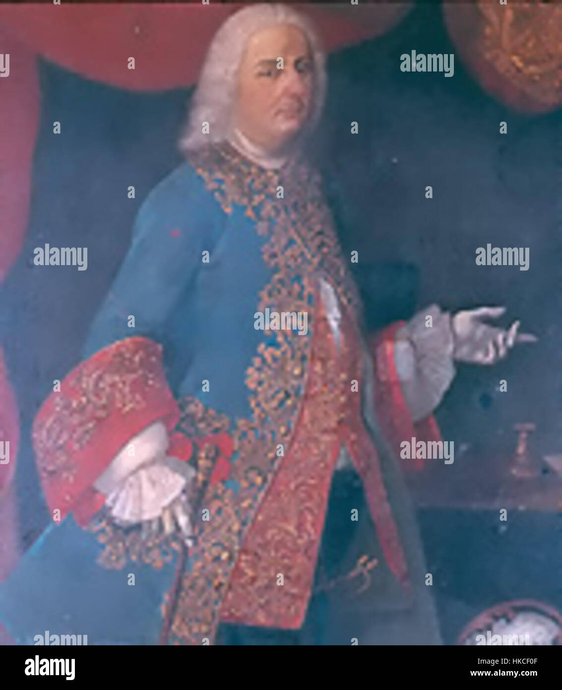 This portrait of Juan Francisco Guemes y Horcasitas, a historical ...