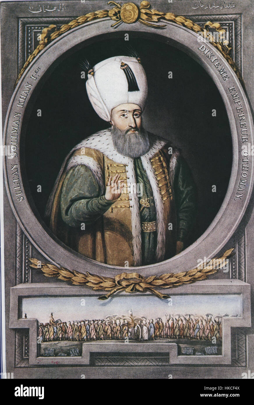 This artwork titled *Kanuni* reflects the grandeur of Ottoman Sultan ...