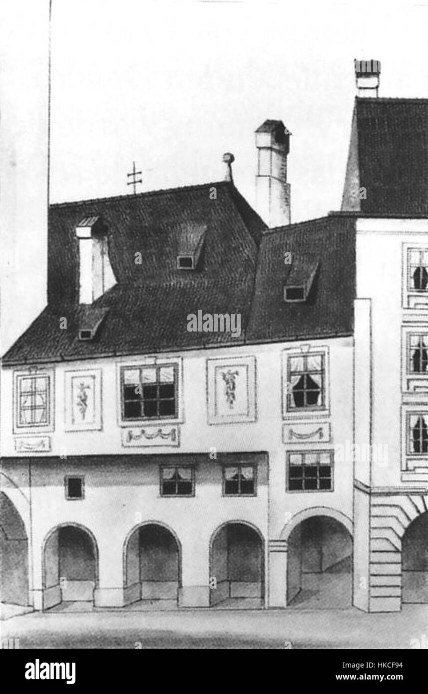 Small town government building Black and White Stock Photos & Images ...