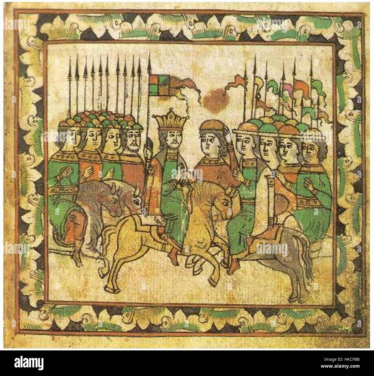 The painting titled 'Kulikovo03' depicts the historic Battle of ...
