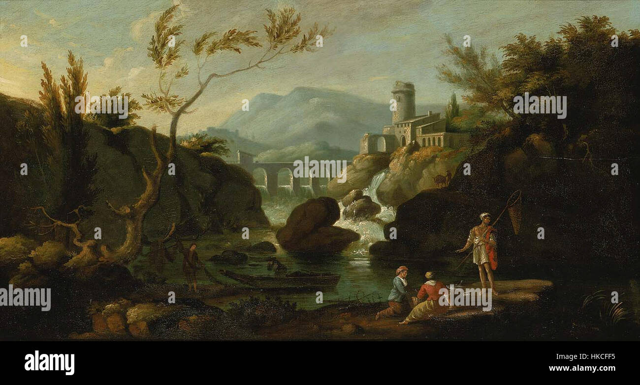 *Landscape* by Penniman, circa 1822, is a historical painting featured in the Smithsonian ...