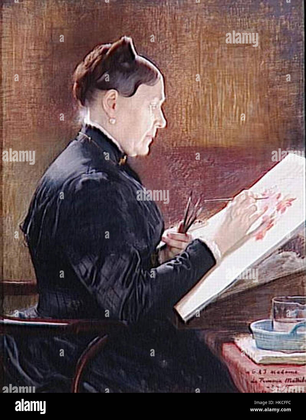 This portrait of Princess Mathilde Bonaparte, daughter of Napoleon’s ...