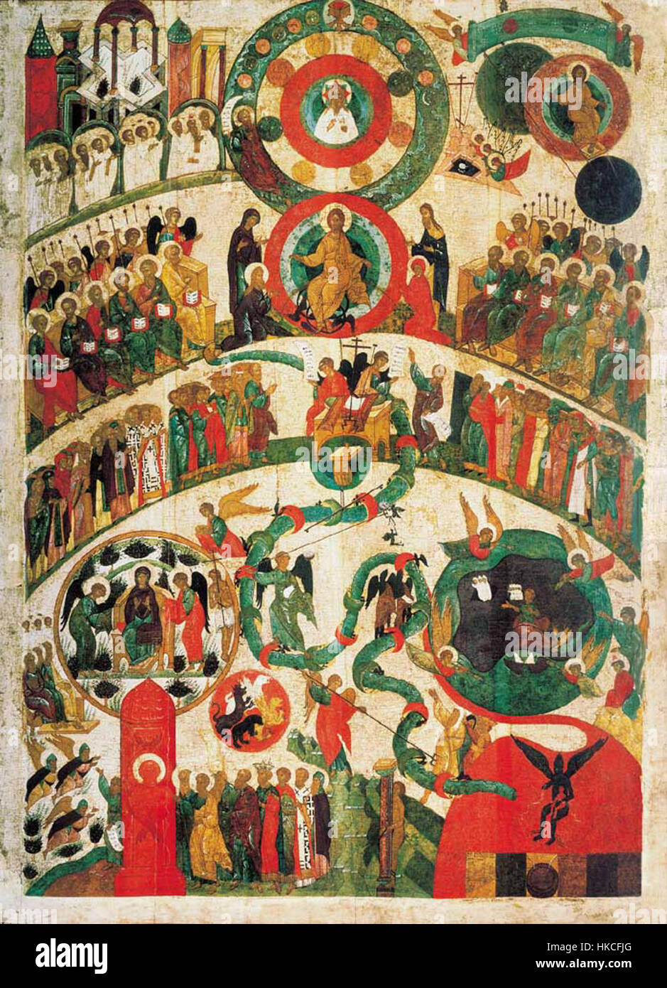 The 'Last Judgment' painting from Novgorod is a significant example of ...