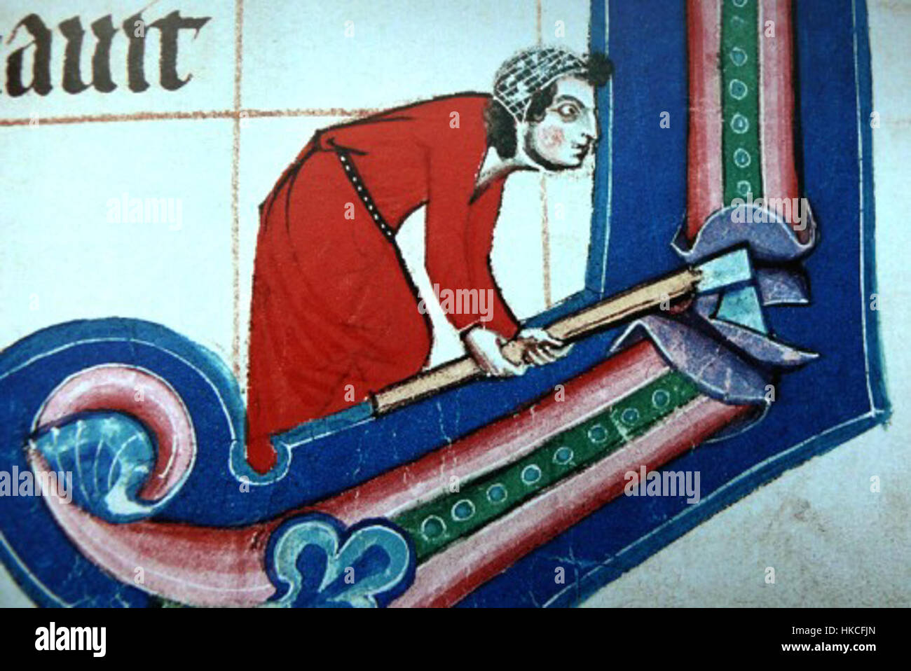 Lekcionar AM drevorubec Stock Photo - Alamy
