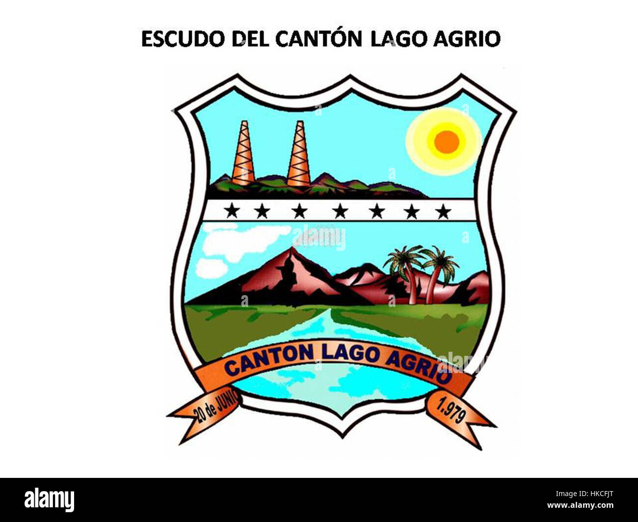 'Escudo' from Lago Agrio is a vibrant piece of art depicting the ...