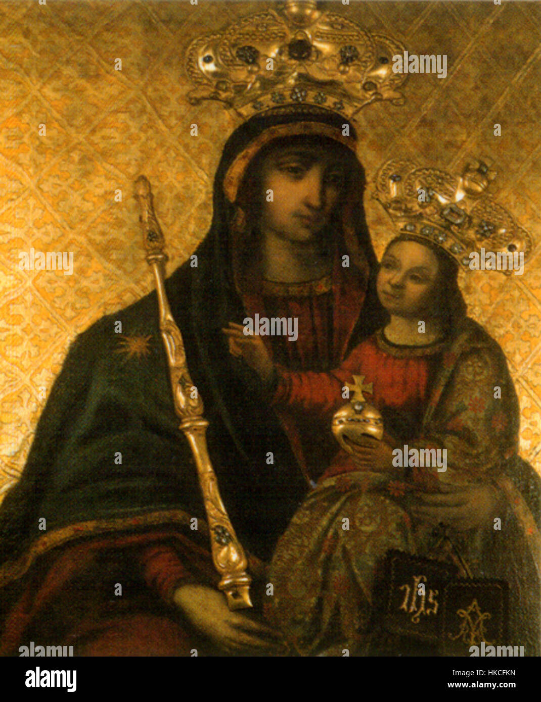 An artwork depicting the Church of the Visitation of the Blessed Virgin ...