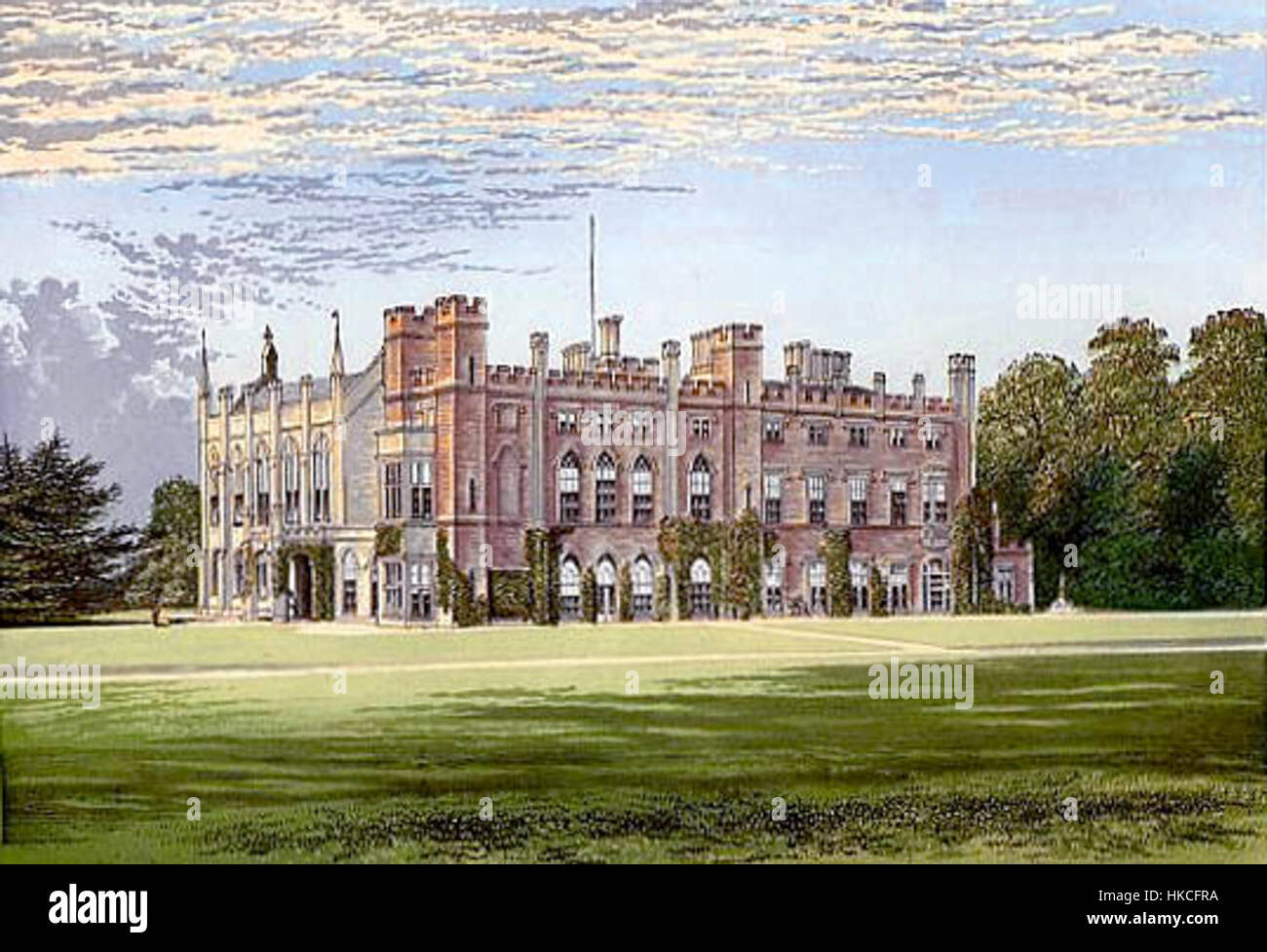 Cassiobury park 1888 Stock Photo - Alamy