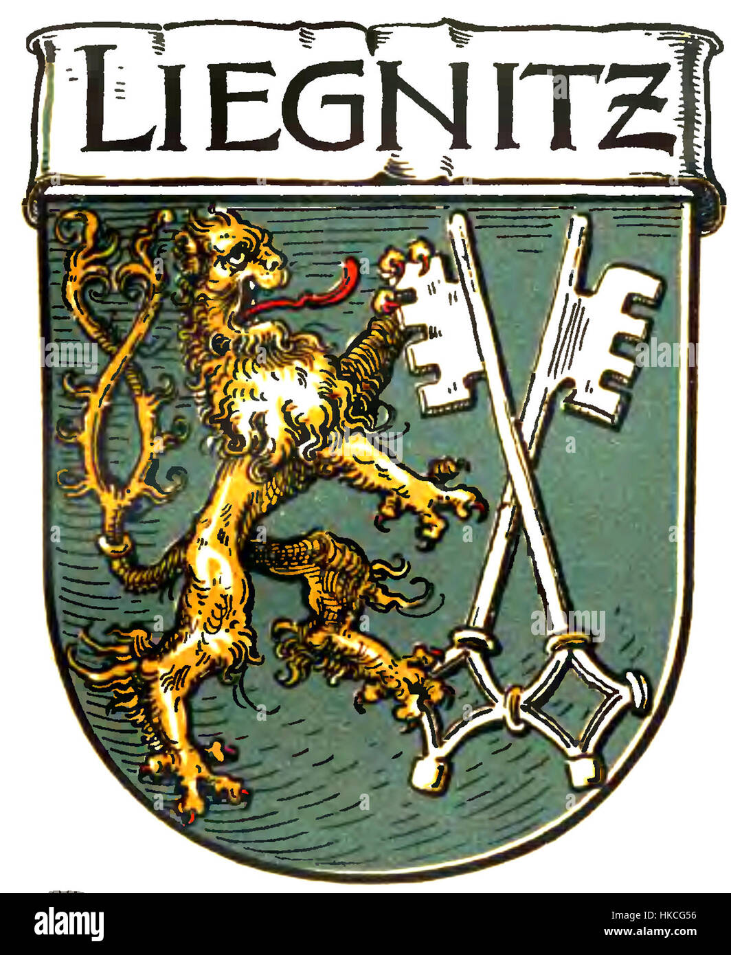 The Liegnitz coat of arms represents the historic region of Liegnitz in ...