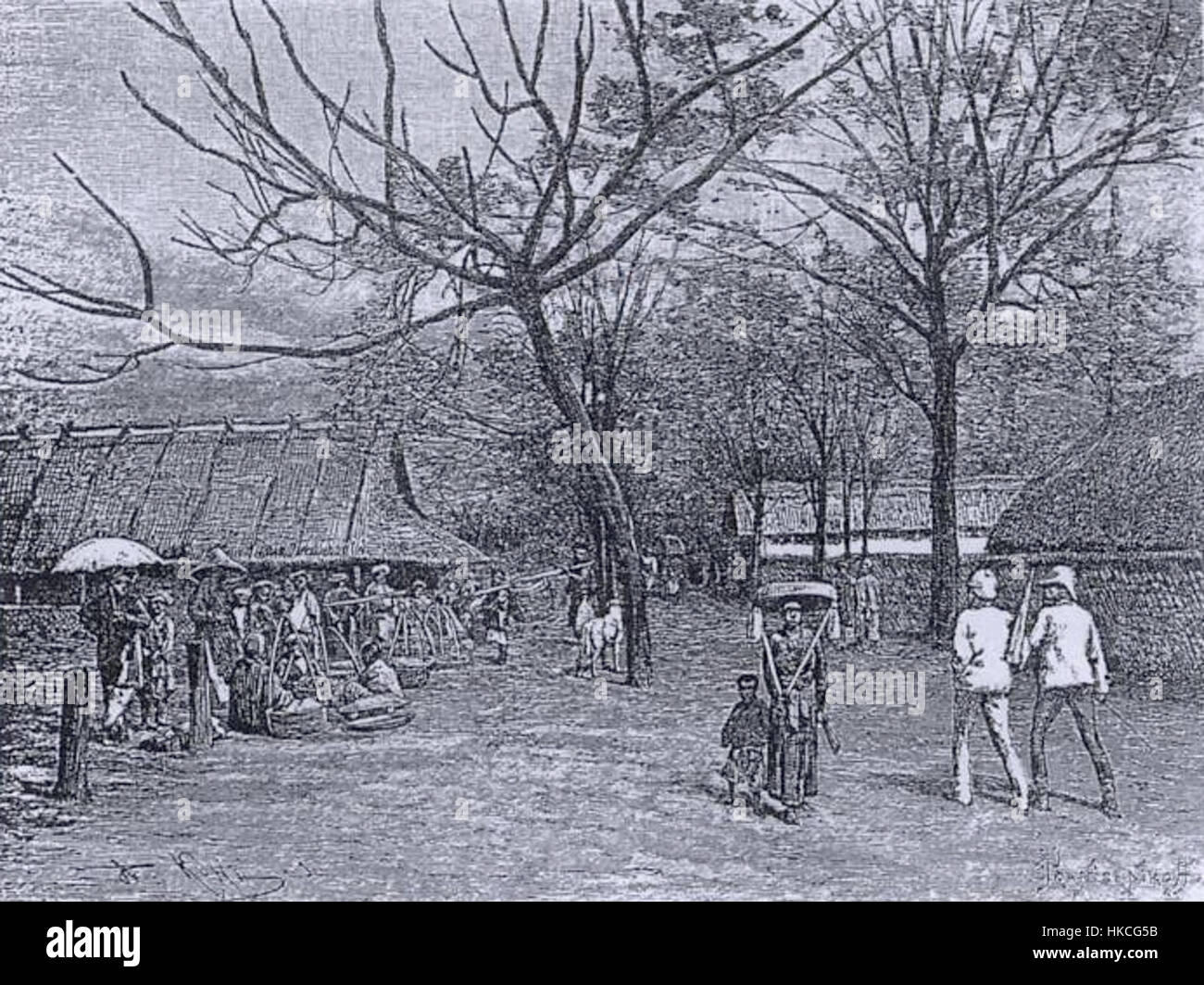 This 1890s photograph captures Main Street in the French Concession of ...