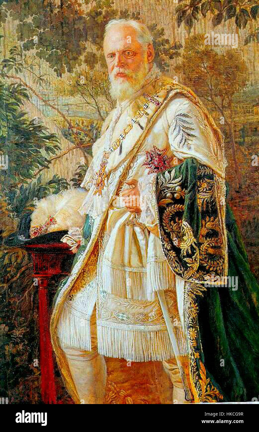 This historical portrait of Lodewijk III of Bavaria captures the regal ...