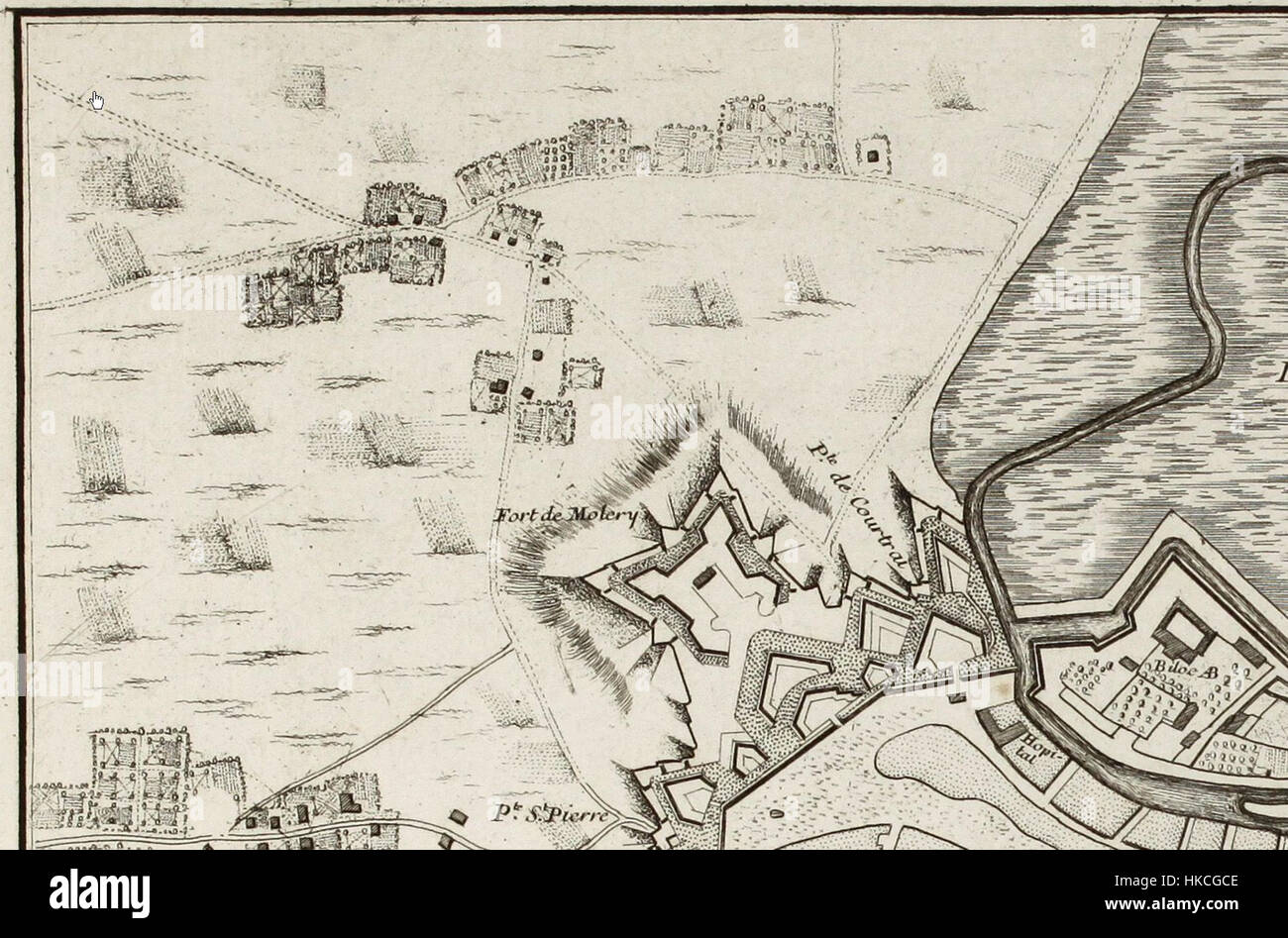 A detailed map of Ghent, created by Georges Louis Le Rouge, showcases ...