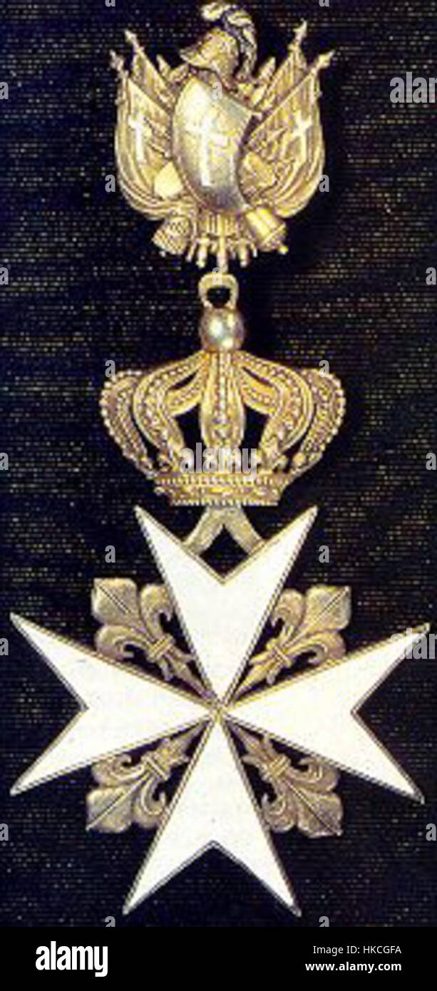 The Malta Cross Orden, symbolizing the Knights of Malta, is featured in ...