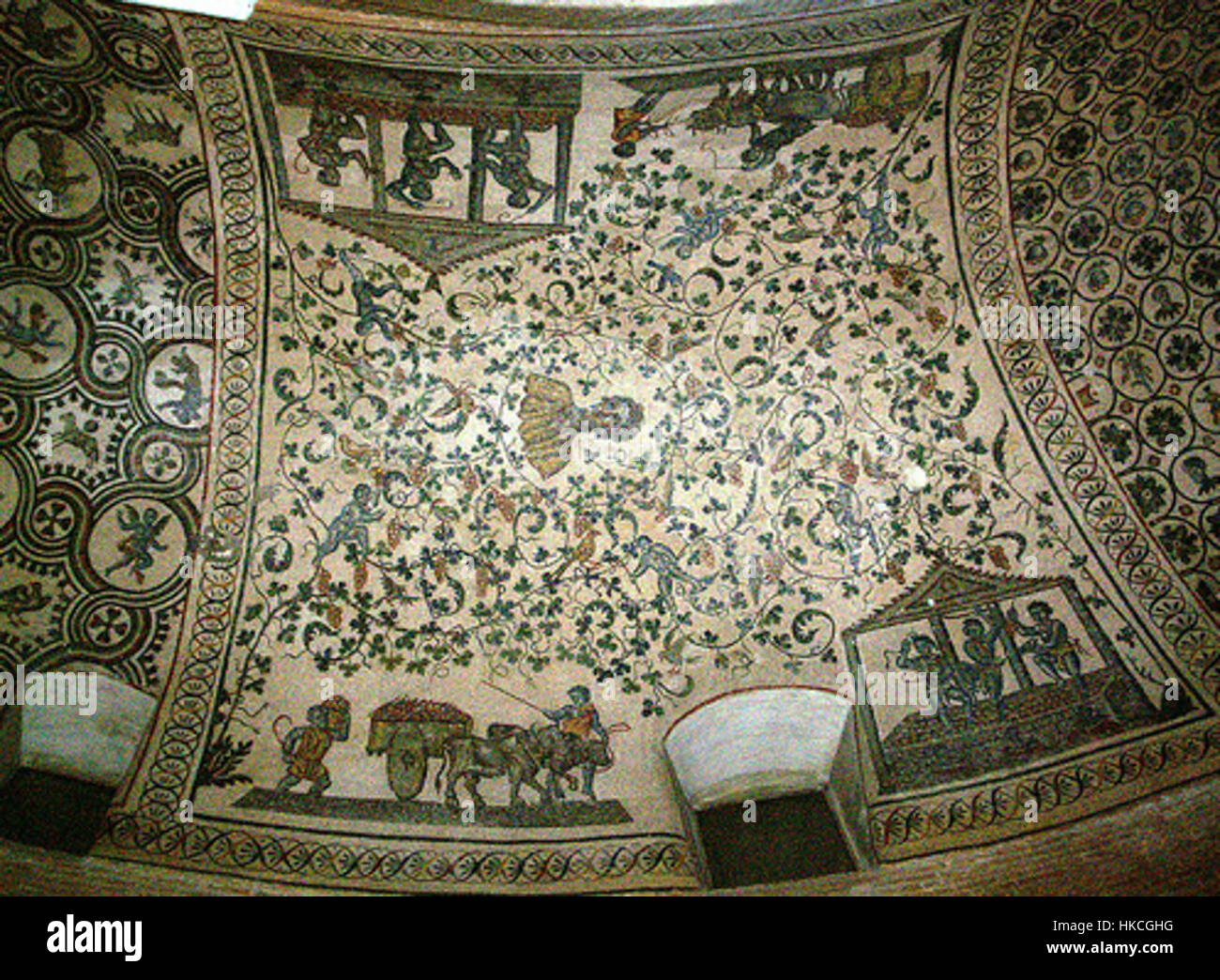 The Mausoleo di Santa Costanza, located in Rome, Italy, is renowned for ...