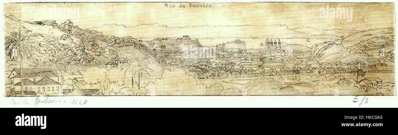 Maria Graham's 1825 painting captures the beauty of Rio de Janeiro in ...