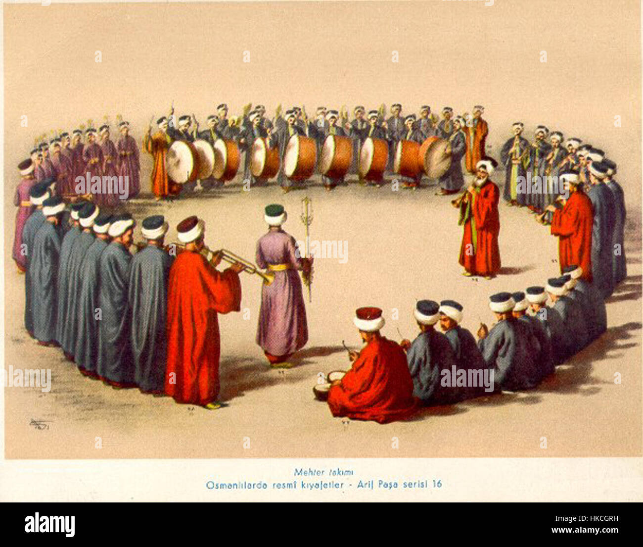 *Mehterhane* is an artwork reflecting the traditional Ottoman military ...