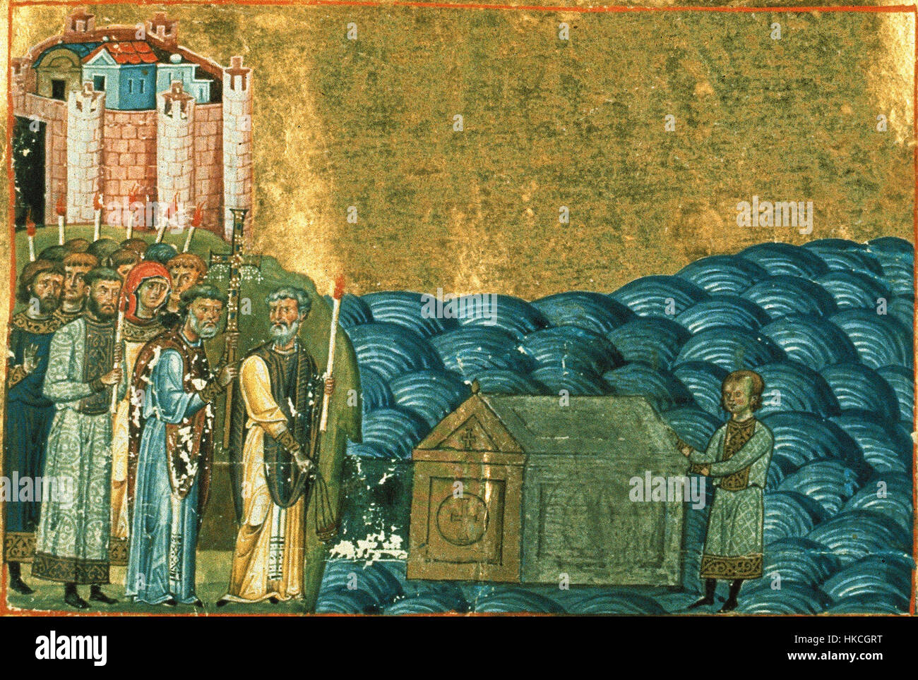 The Menologion of Basil is a Byzantine illuminated manuscript from the ...