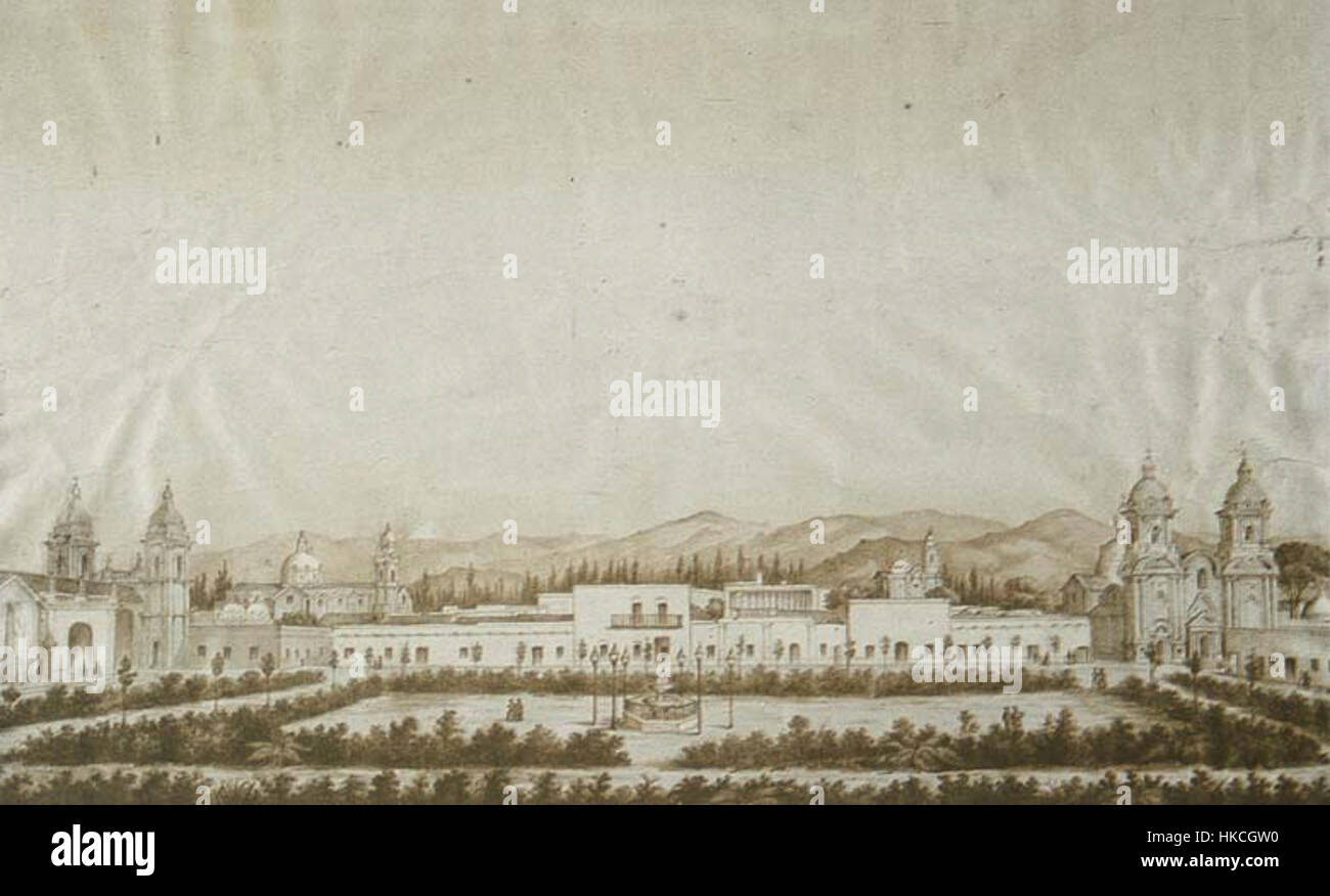 A work of colonial-era art from Mendoza, capturing the style and ...
