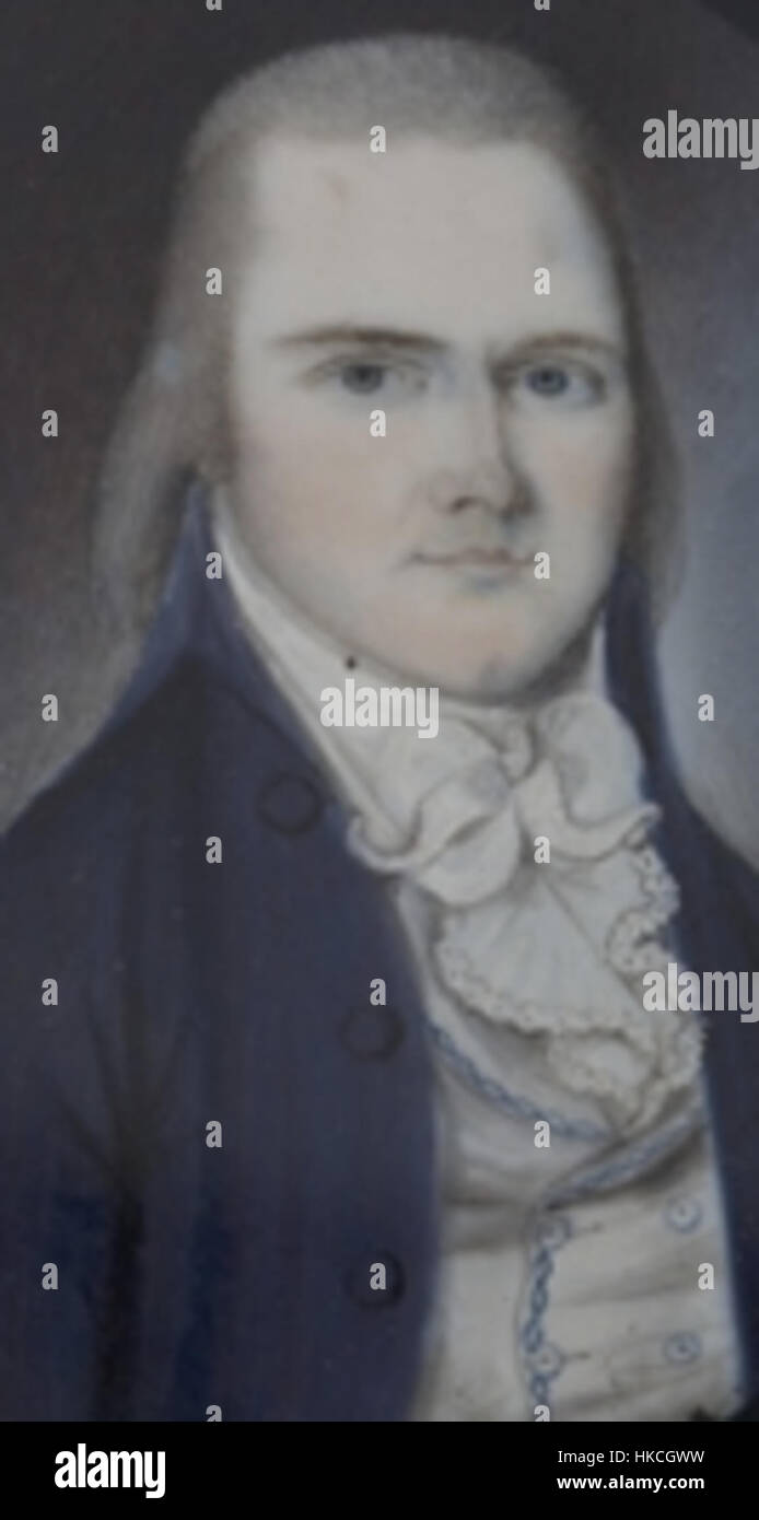 This portrait by William Verstille from the 1780s presents a man of the ...