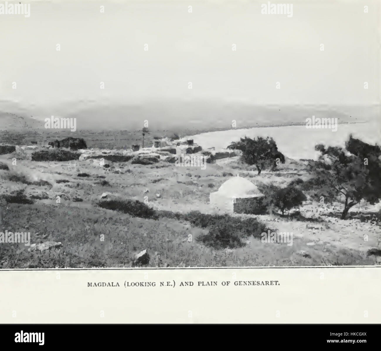This early 20th-century painting of Migdal by the Sea of Galilee offers ...