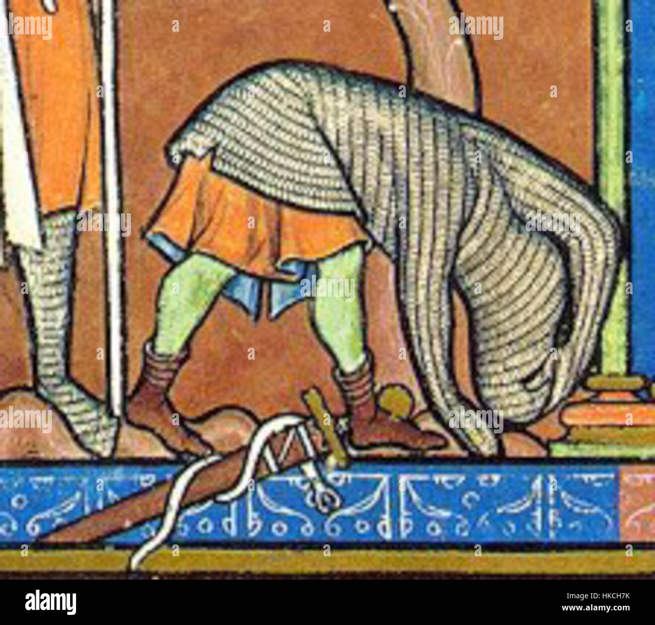 The Morgan Bible, a 13th-century illuminated manuscript, features ...