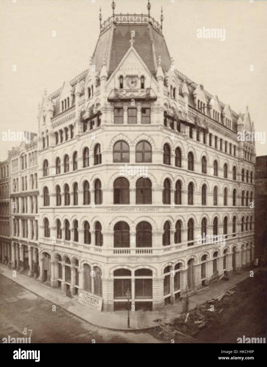 The Montgomery Building, constructed around the 1890s in Boston ...
