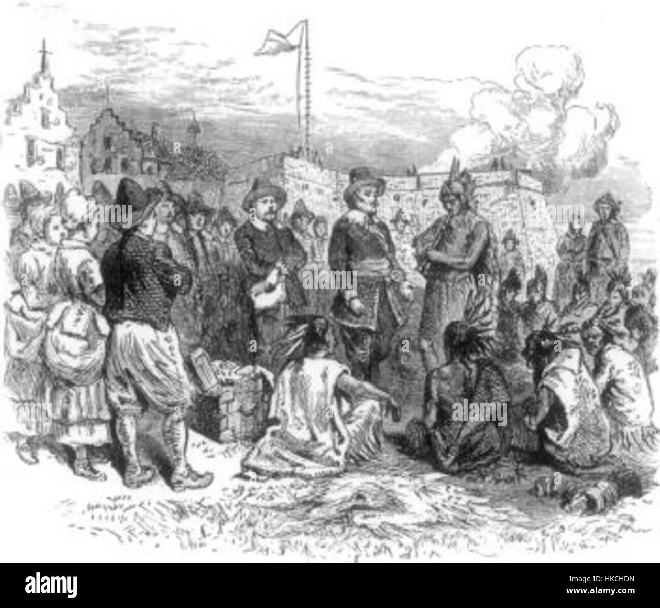 Native american pipe smoking hi-res stock photography and images - Alamy