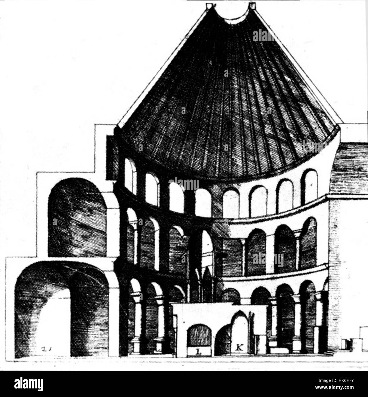 The Anastasis Rotunda in the Church of the Holy Sepulchre, dating to ...