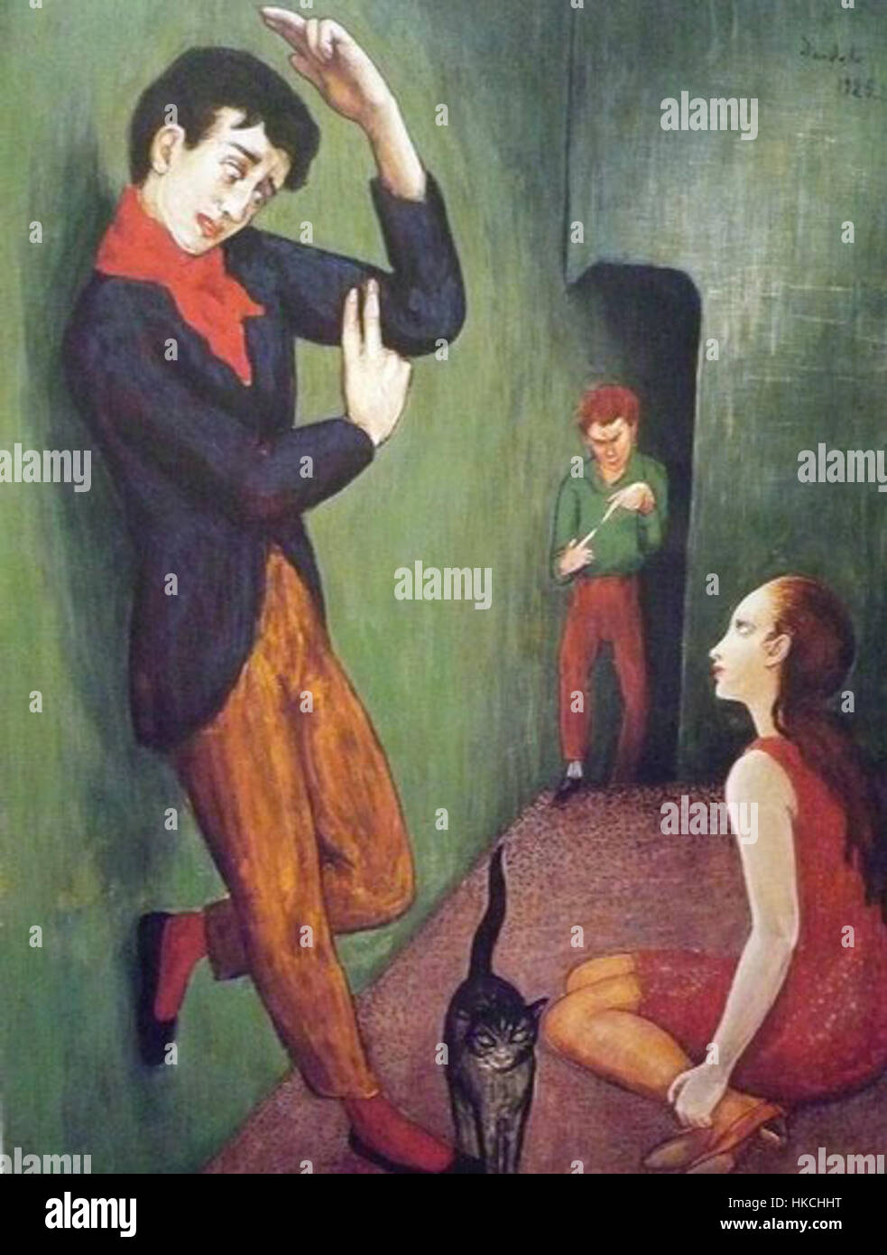 'Paranoikern' by Nils Dardel is a surrealist painting from the early ...