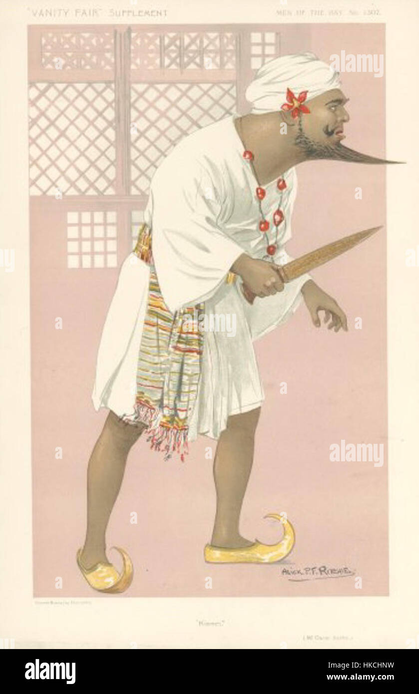 A portrait of Oscar Asche from the November 29, 1911 edition of Vanity ...