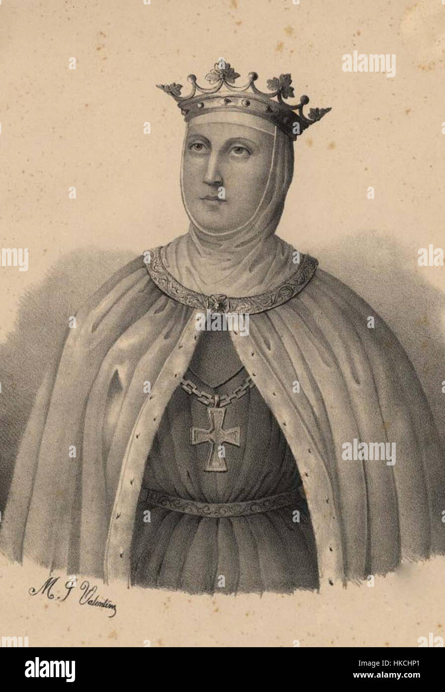 *Rainha D. Beatriz de Castela I* portrays Queen Beatrice of Castile, a ...
