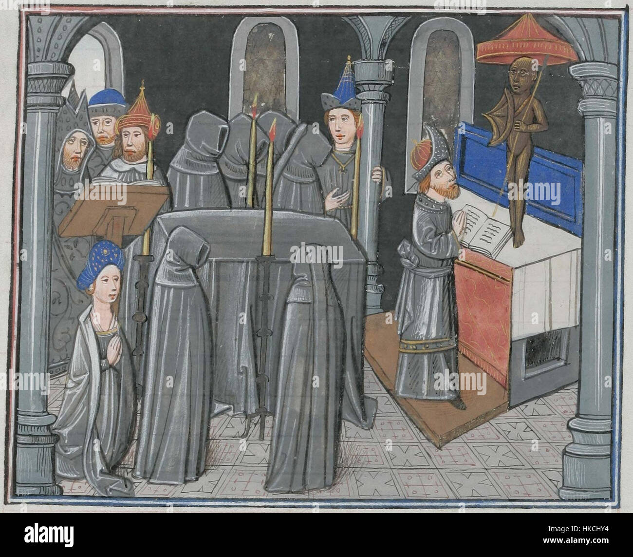 A painting representing the legendary 'Othea's Epistle,' held in the ...
