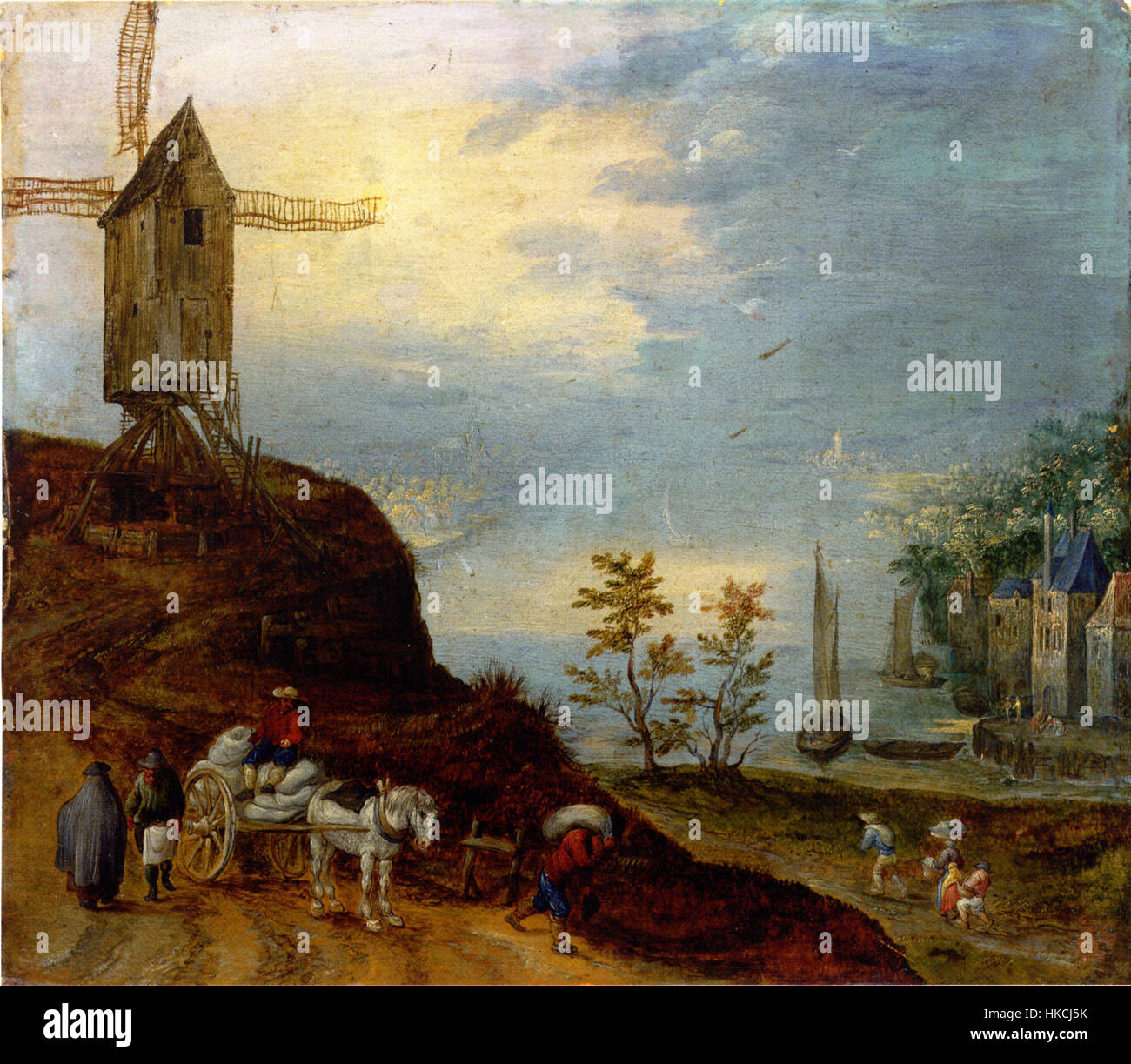 This painting, attributed to the Circle of Jan Brueghel, presents a ...
