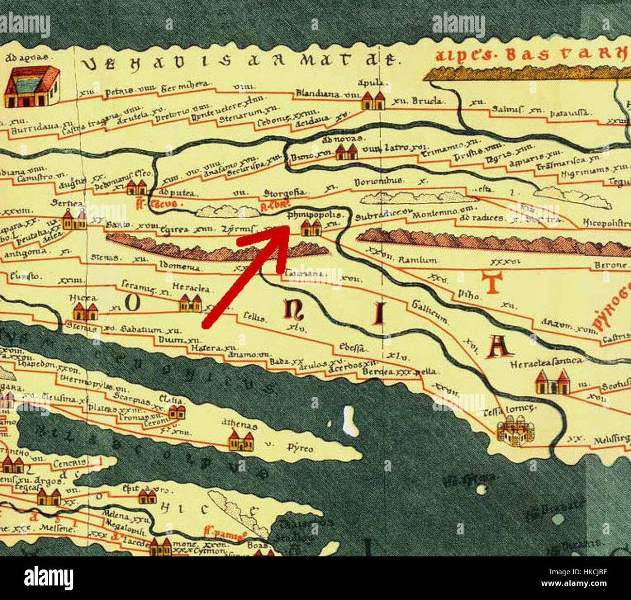 The Tabula Peutingeriana, a historical Roman map, is a significant ...