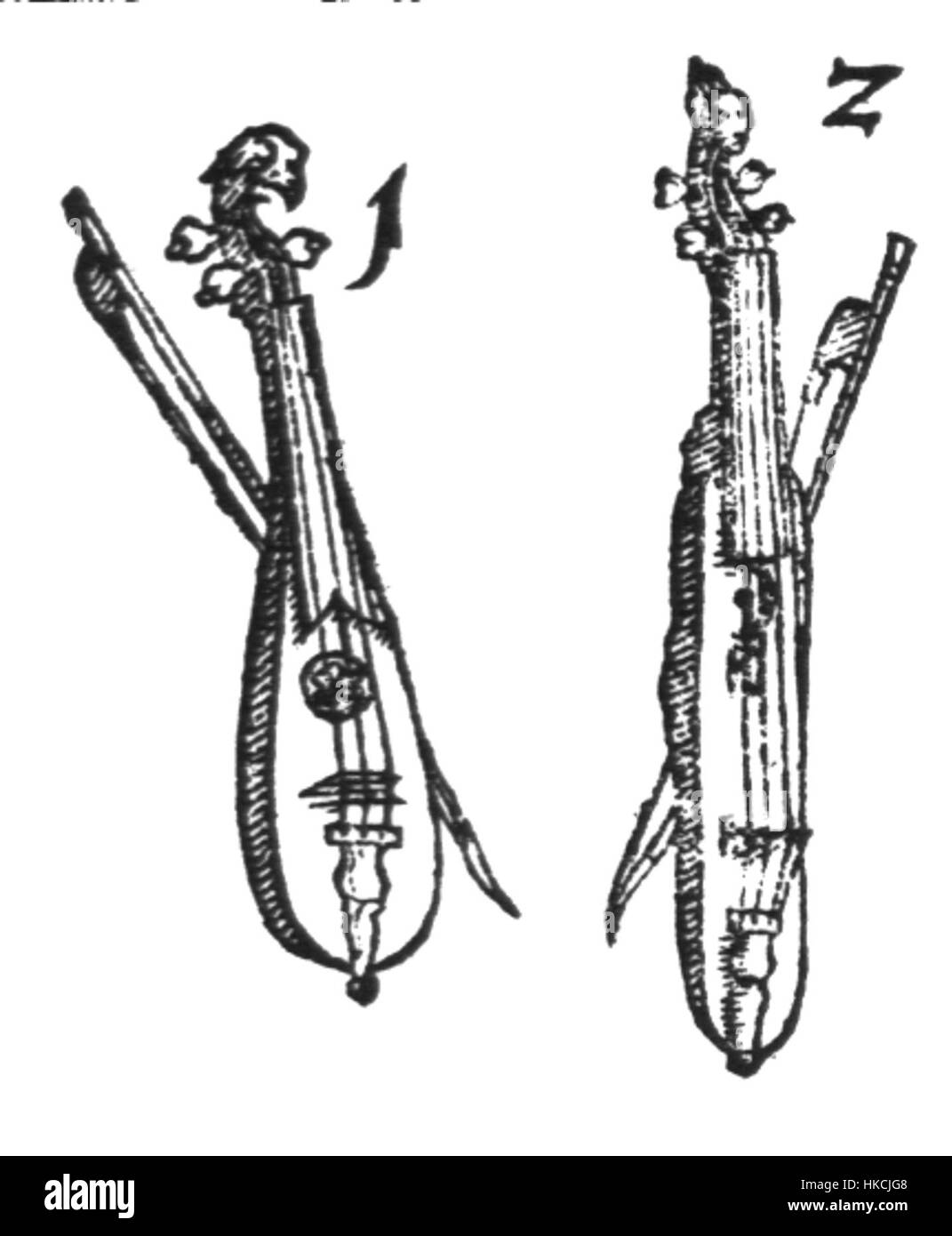 The 'Pochette Tanzmeistergeige' is a historical musical instrument ...