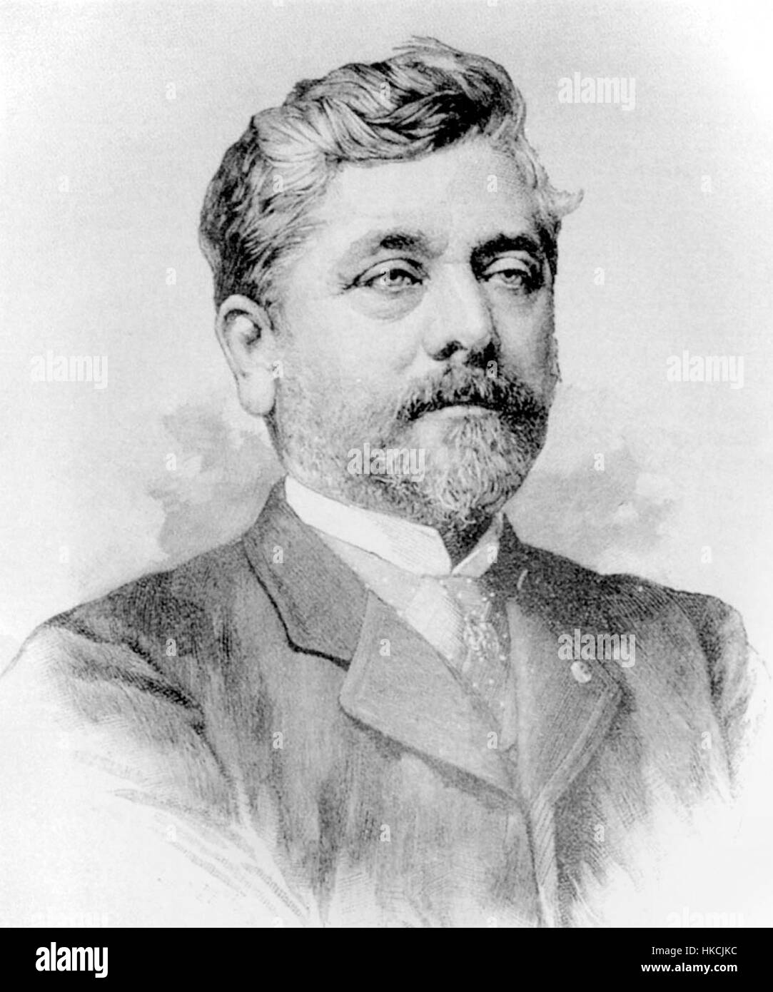 This portrait of Gustave Eiffel, the renowned French engineer ...