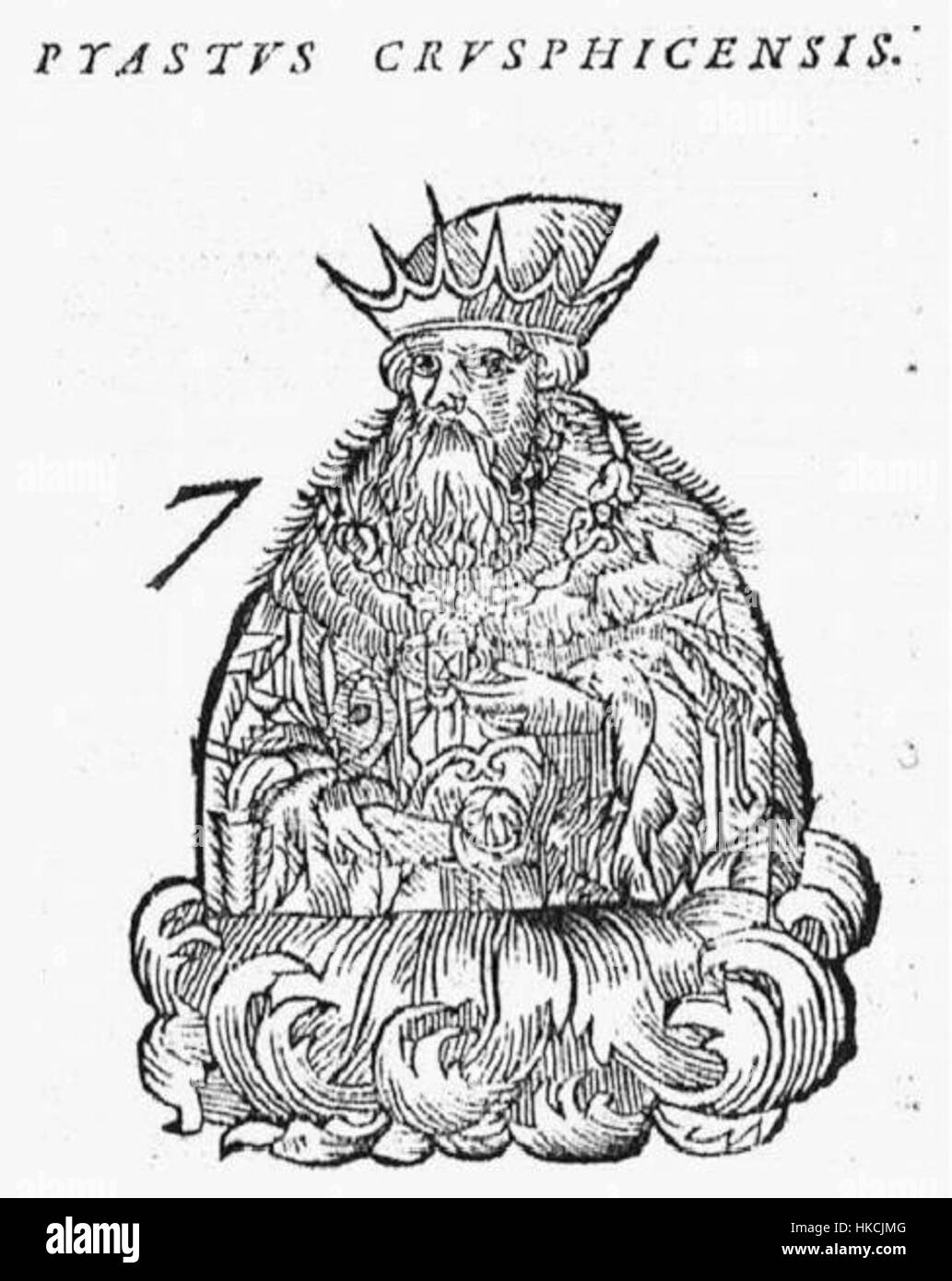 The *Piast 1581* painting depicts a historical moment in Polish history ...