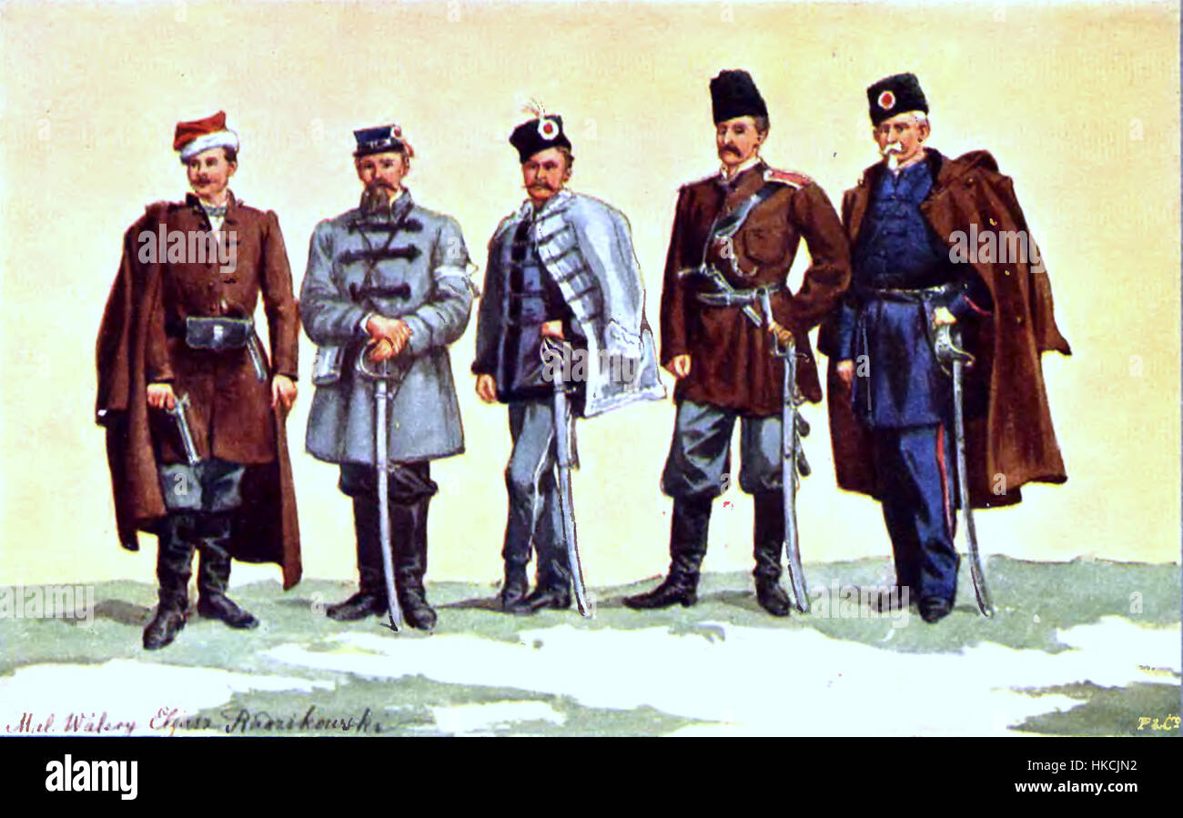 An oil painting depicting the Polish insurgents during the January ...