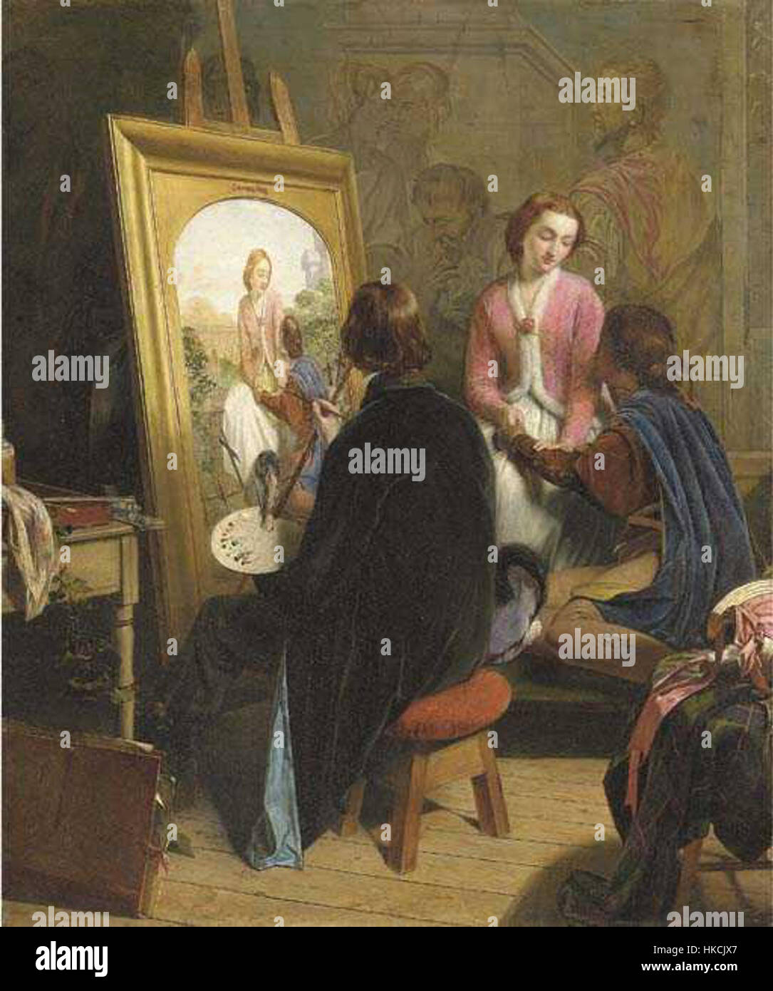 This piece represents the Pre-Raphaelite art movement, which focused on ...