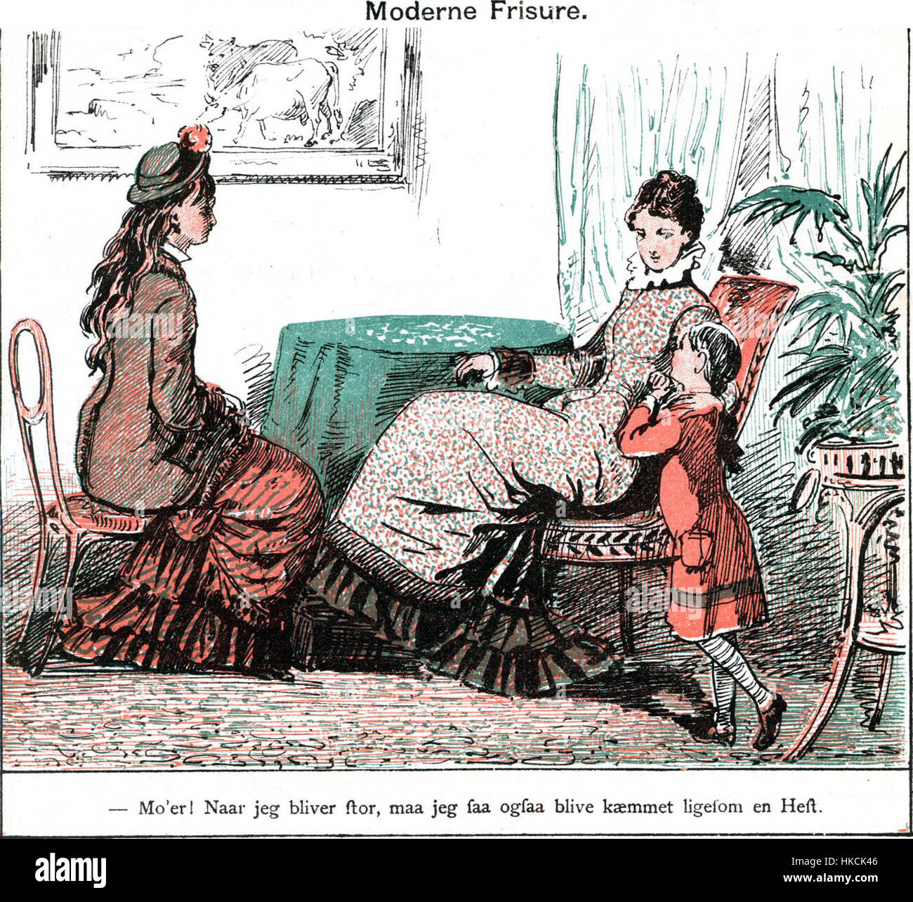 This illustration from 'Punch' magazine, 1879, humorously captures the ...