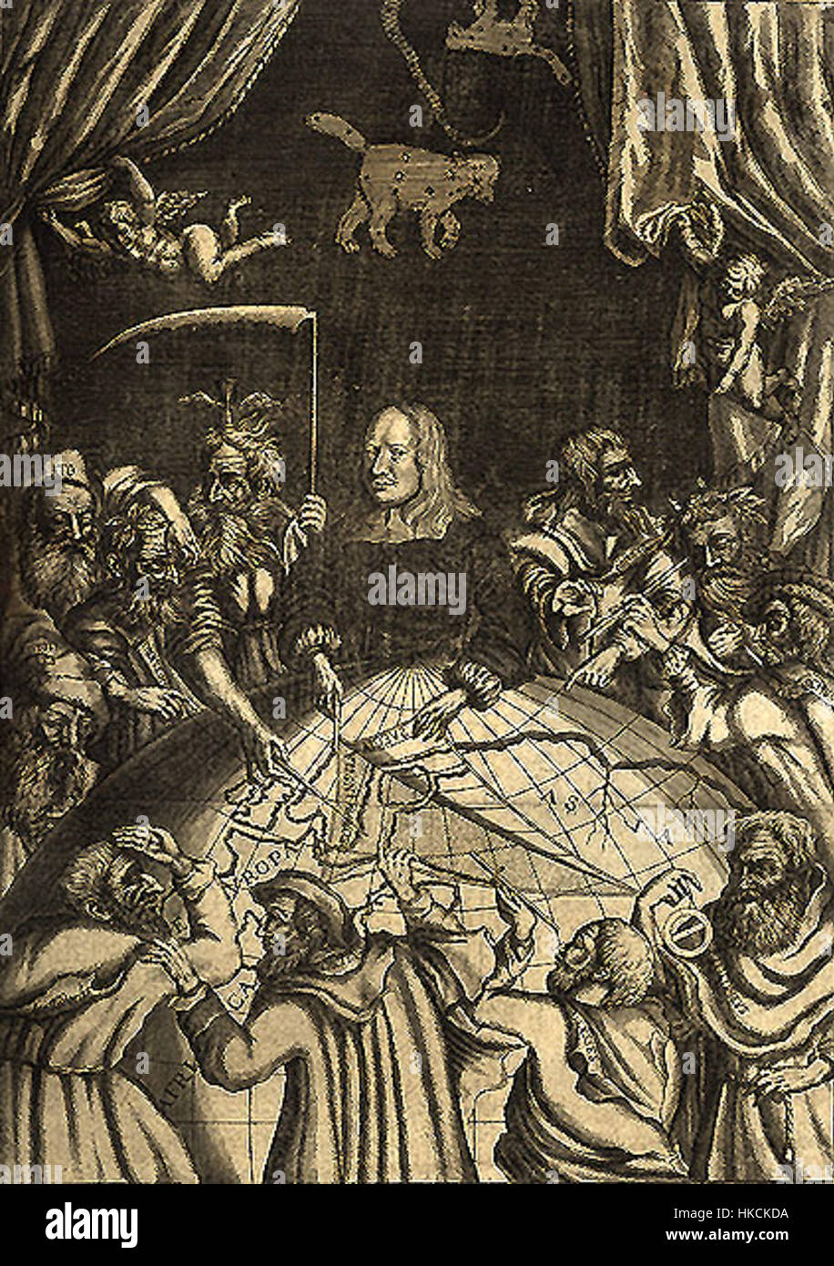 The 'Rudbeck Atlantis' painting depicts a historical exploration of the ...