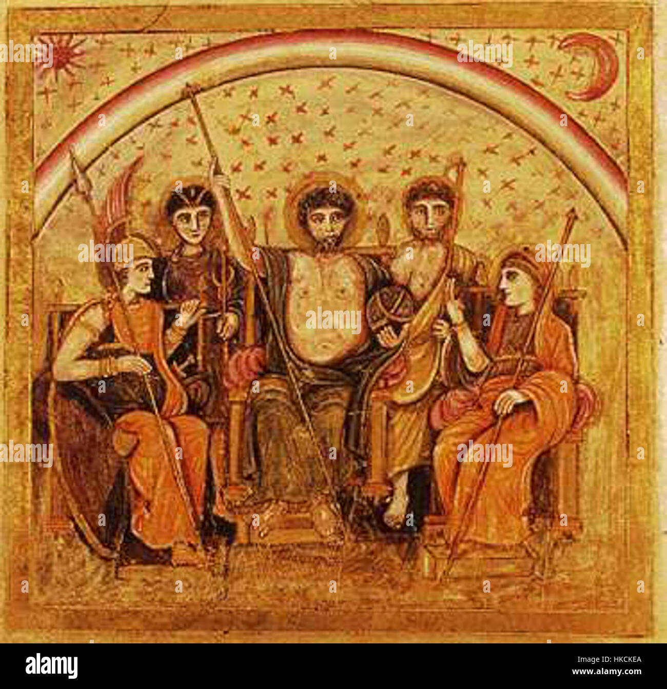 *Roman Virgil* Folio 234v is a page from an ancient manuscript ...